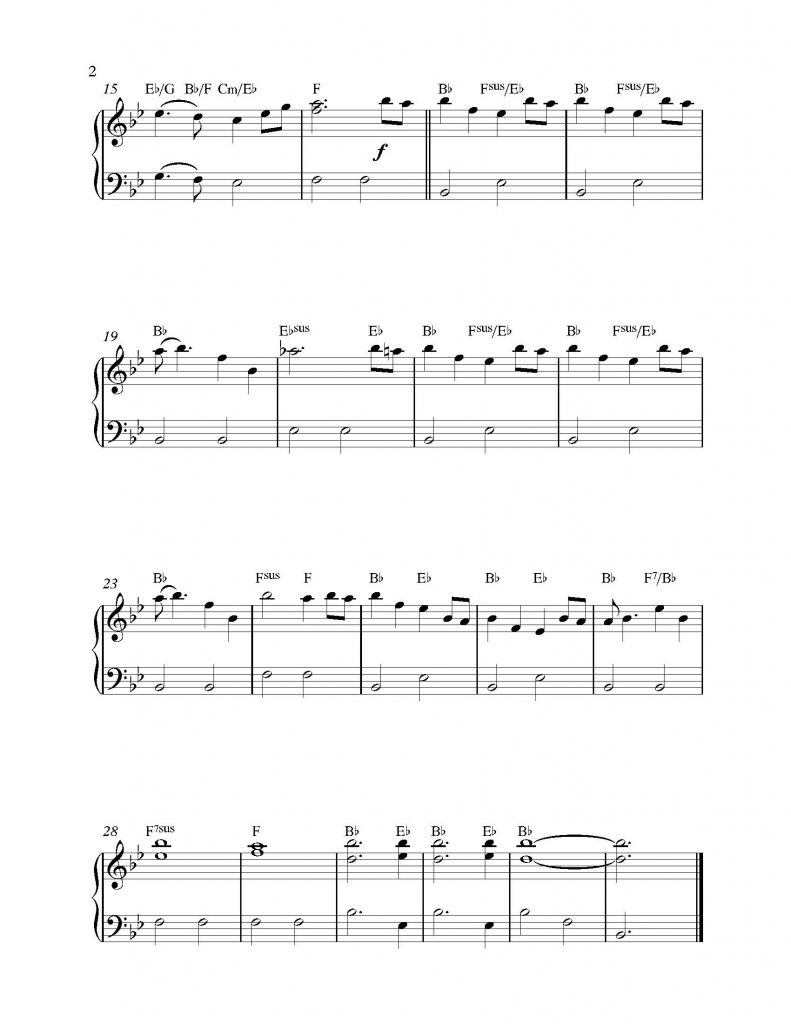 Theme from Jurassic Park – John Williams (Easy Piano) - Aldy Sheet Music